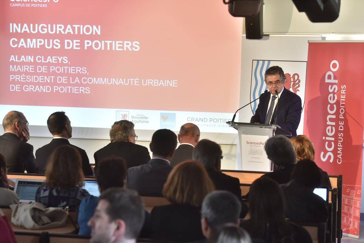 Grand Poitiers | Inauguration du nouveau campus de Sciences Po à ...