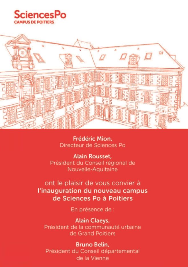 Sciences Po inaugure son nouveau campus de Poitiers - POITIERS PRESENTE